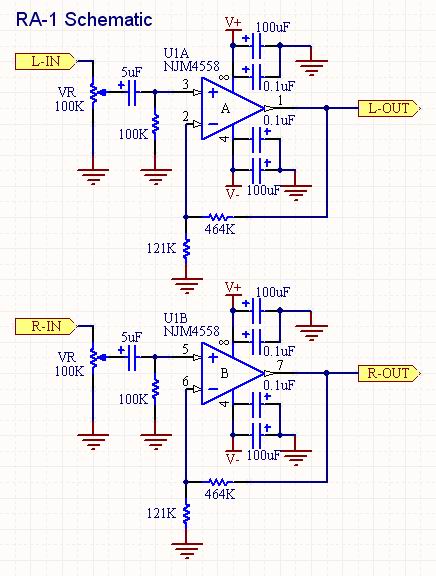 GRADO RA-1 耳機擴大機仿製