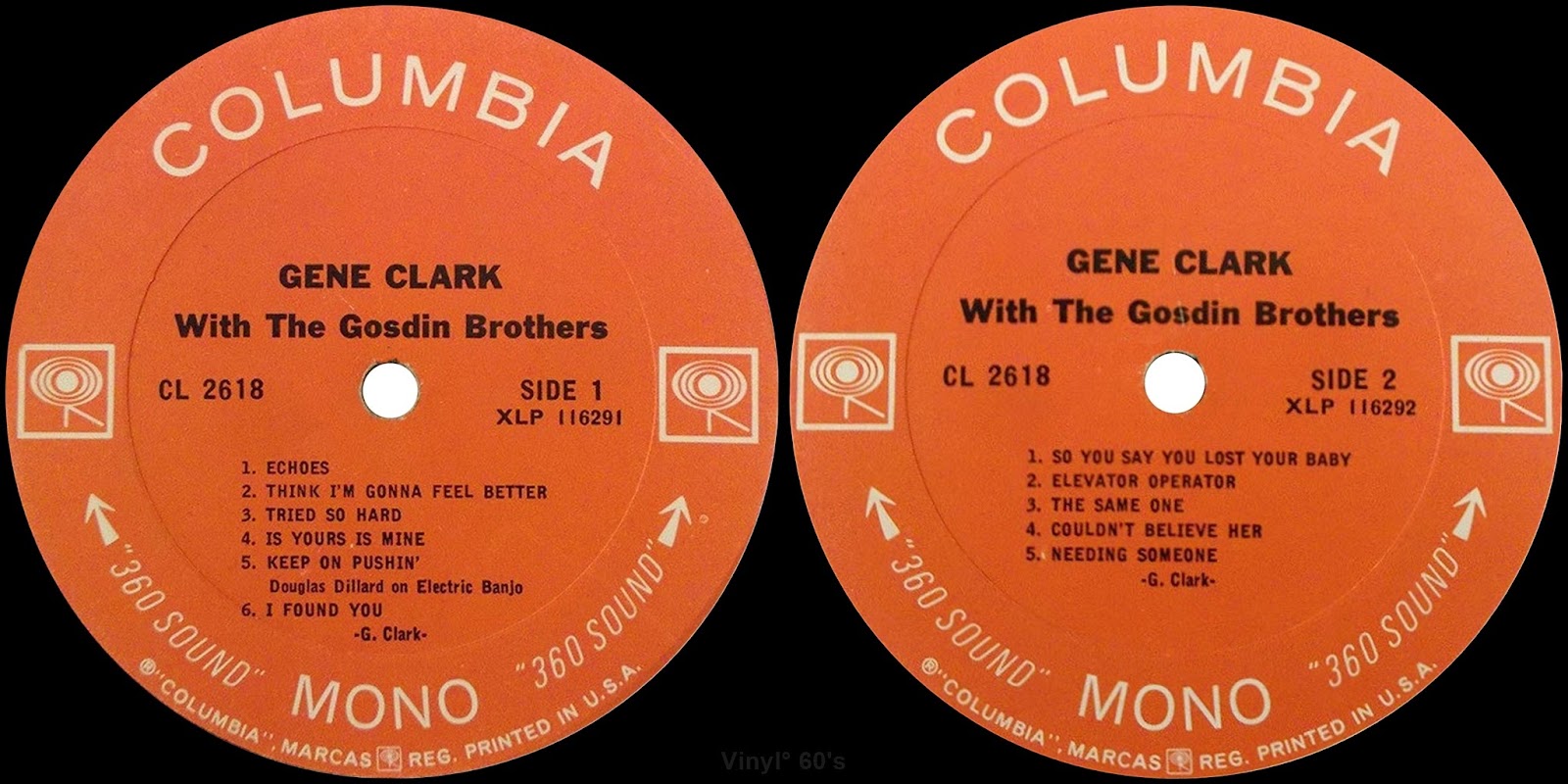 1967 Gene Clark With The Gosdin Brothers - Gene Clark - Rockronología