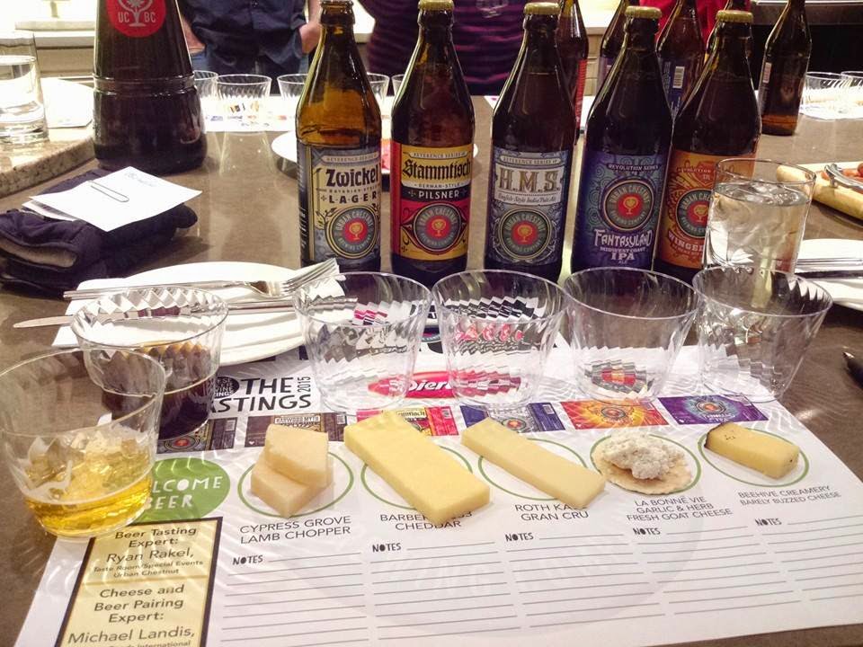 Michelle A. Marcus: Cheese & Beer Pairings at Dierbergs - Urban Chestnut