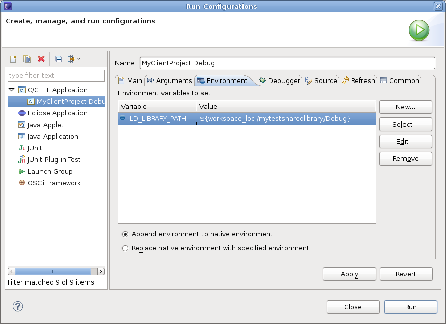 Linux, C++ and other Tortures: Shared Libraries with Eclipse