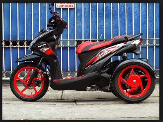 15 Gambar Modifikasi Honda Beat Warna Merah Terpopuler 2017 - Gambar Motor