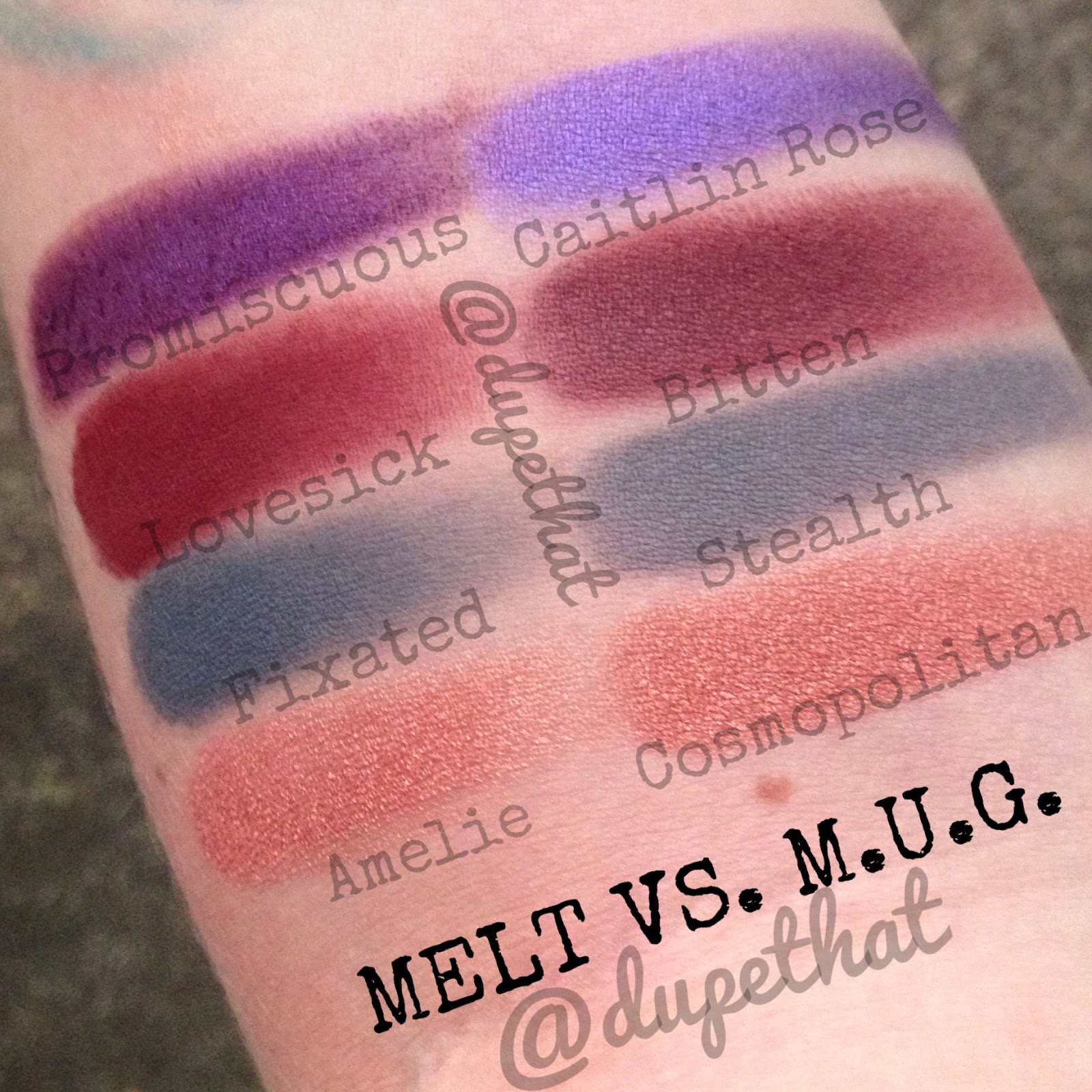 Dupethat: Melt Lovesick Eyeshadow Stack Dupes