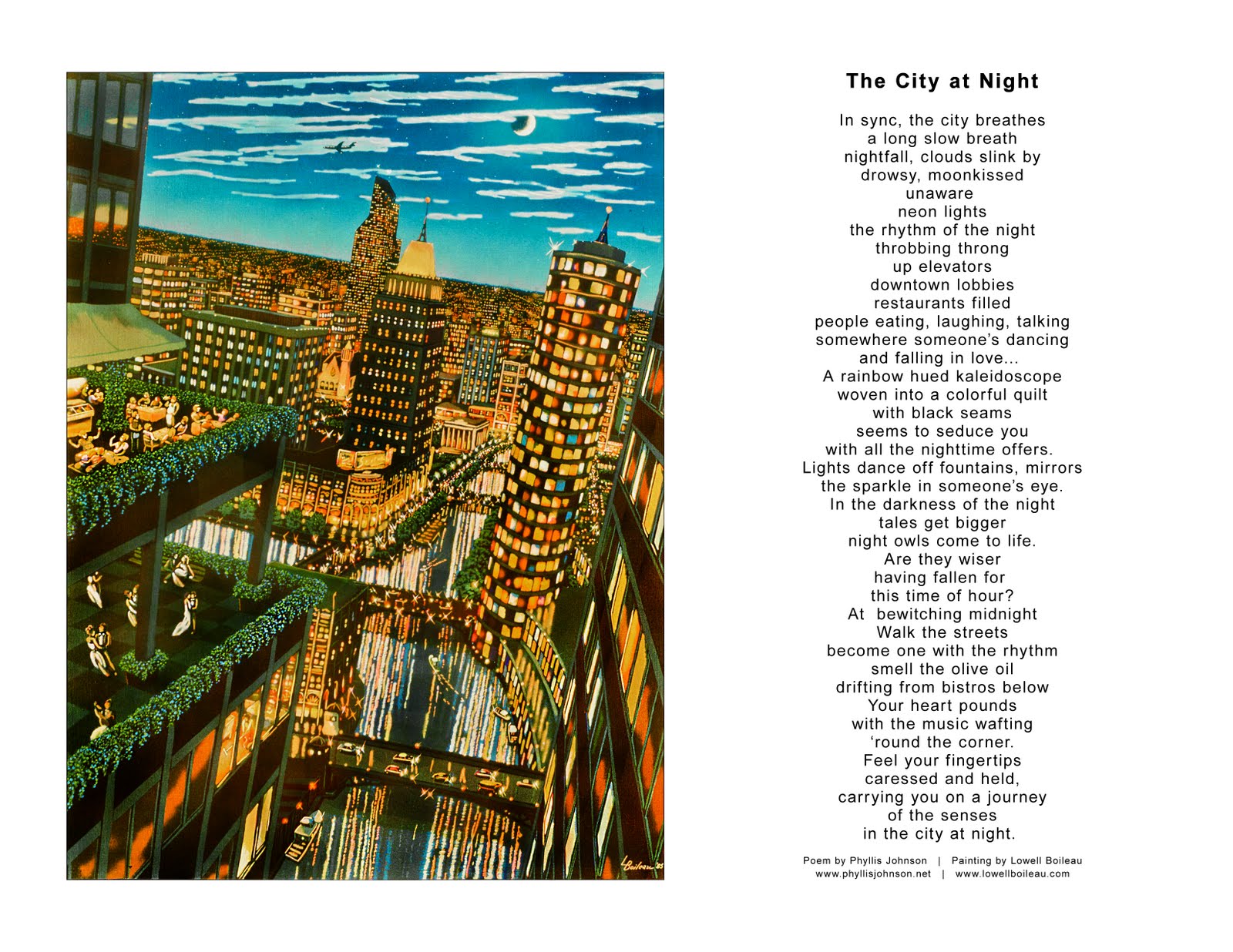 Phyllis Johnson- Words at Play: The Artwork of Lowell Boileau and My ...