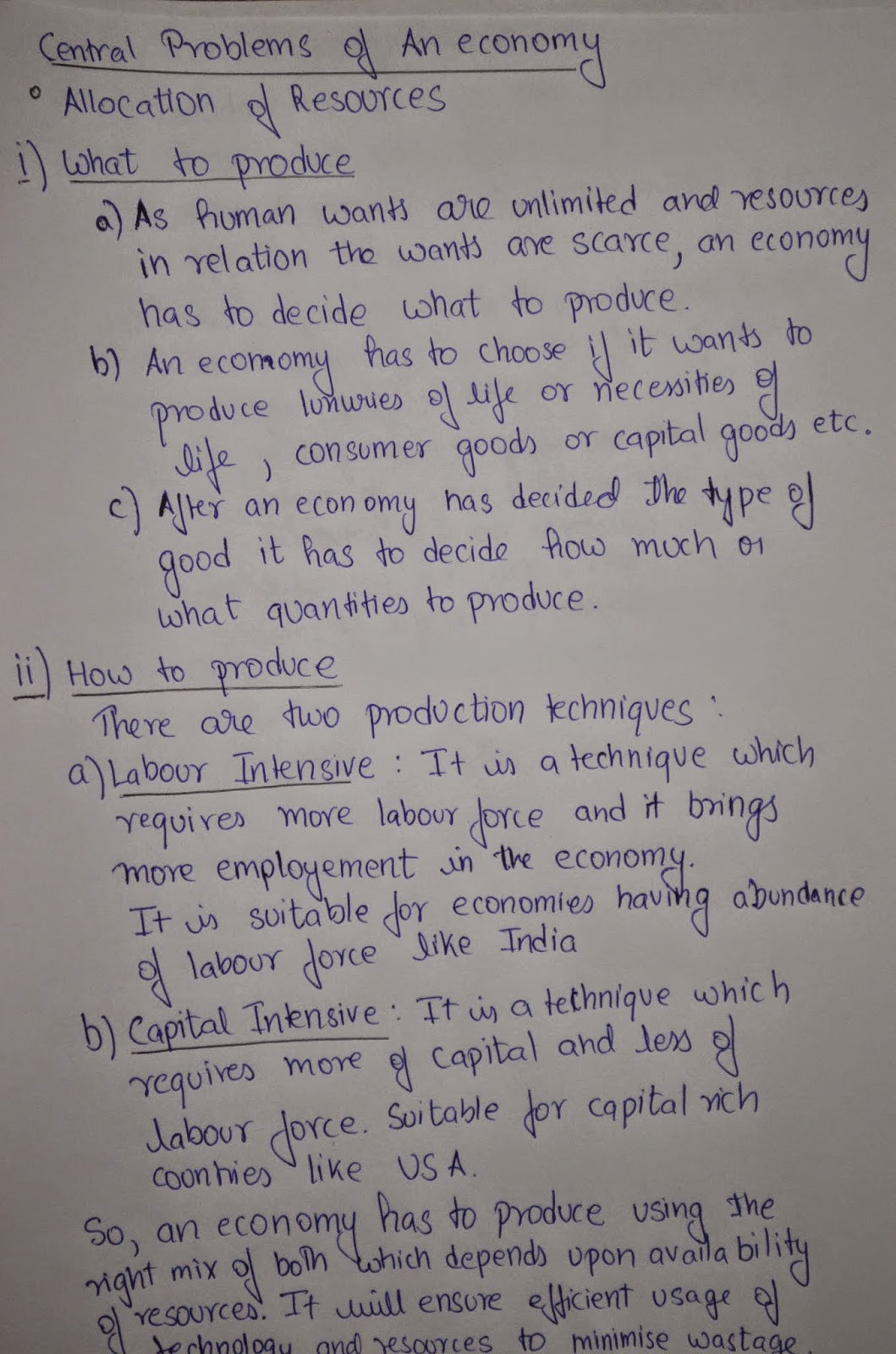 Class 12 Economics- Notes and Explaination: Unit 1- Introduction to ...