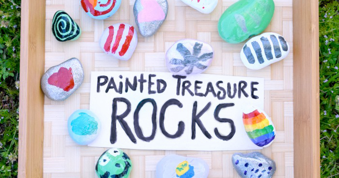 Painted Treasure Rocks | What Can We Do With Paper And Glue