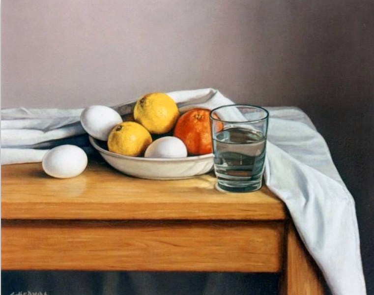 Historia y evolución de la pintura artística : Bodegones óleo