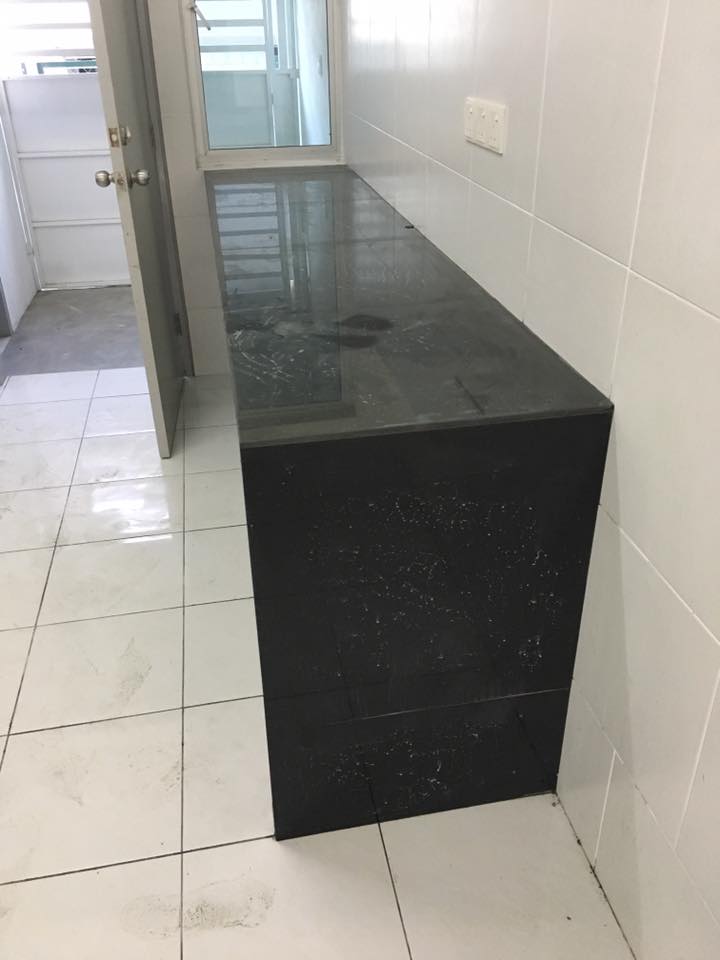 RUMPUN JAYA BINA GEMILANG: Pemasangan Sinki dan Table top