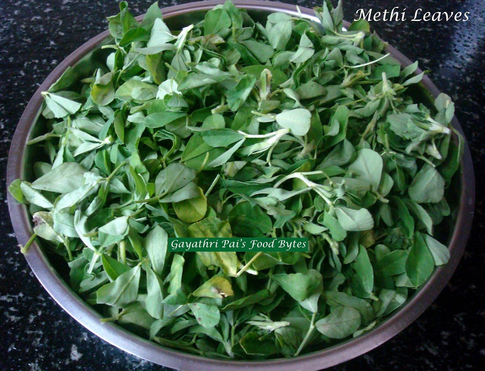 Gayathri Pai's Food Bytes: Methi Egg Omelette.