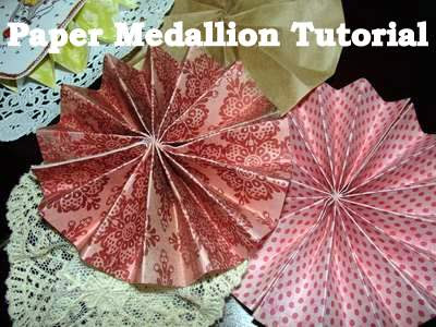 Inspired By Felicity Blog: Paper Medallion Tutorial