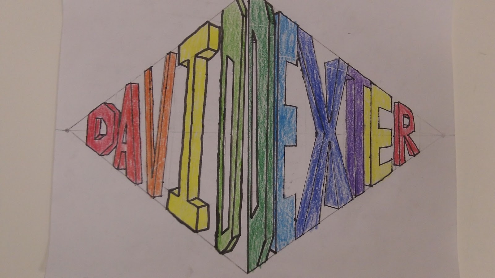 david art 1: 2 point perspective name