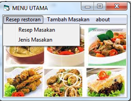 membuat Aplikasi Menu Resep Makanan menggunakan Program Visual Besic 6. ...