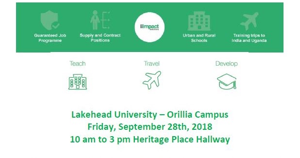 "Everything Education" Your B.Ed Program Blog @ Lakehead University: REMINDER - Impact Teachers ...