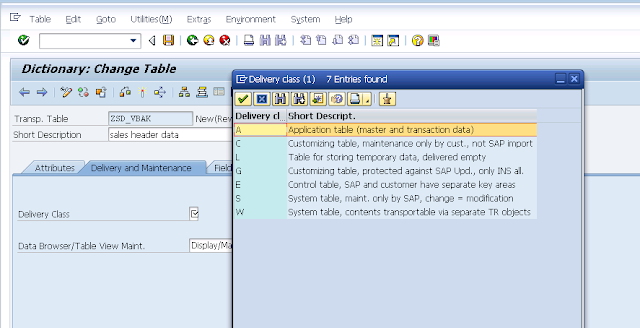 SAP TECH: Creating Transparent Master Table