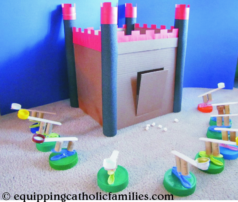 castle and catapult craft! - Equipping Catholic Families