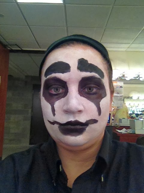 Stage Makeup: Whiteface Clown