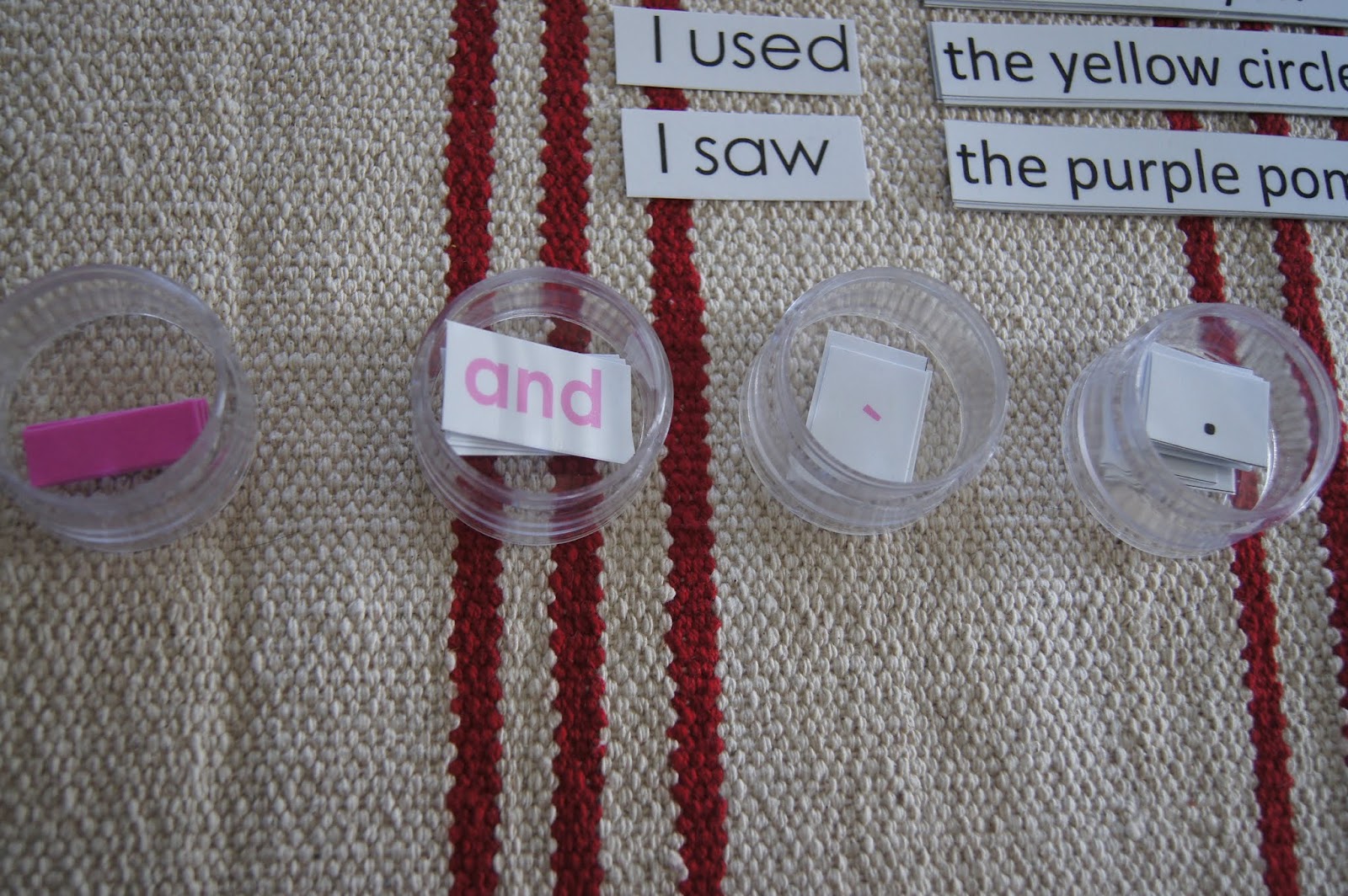 Conjunction Introduction, Montessori Grammar At Home - "Making ...