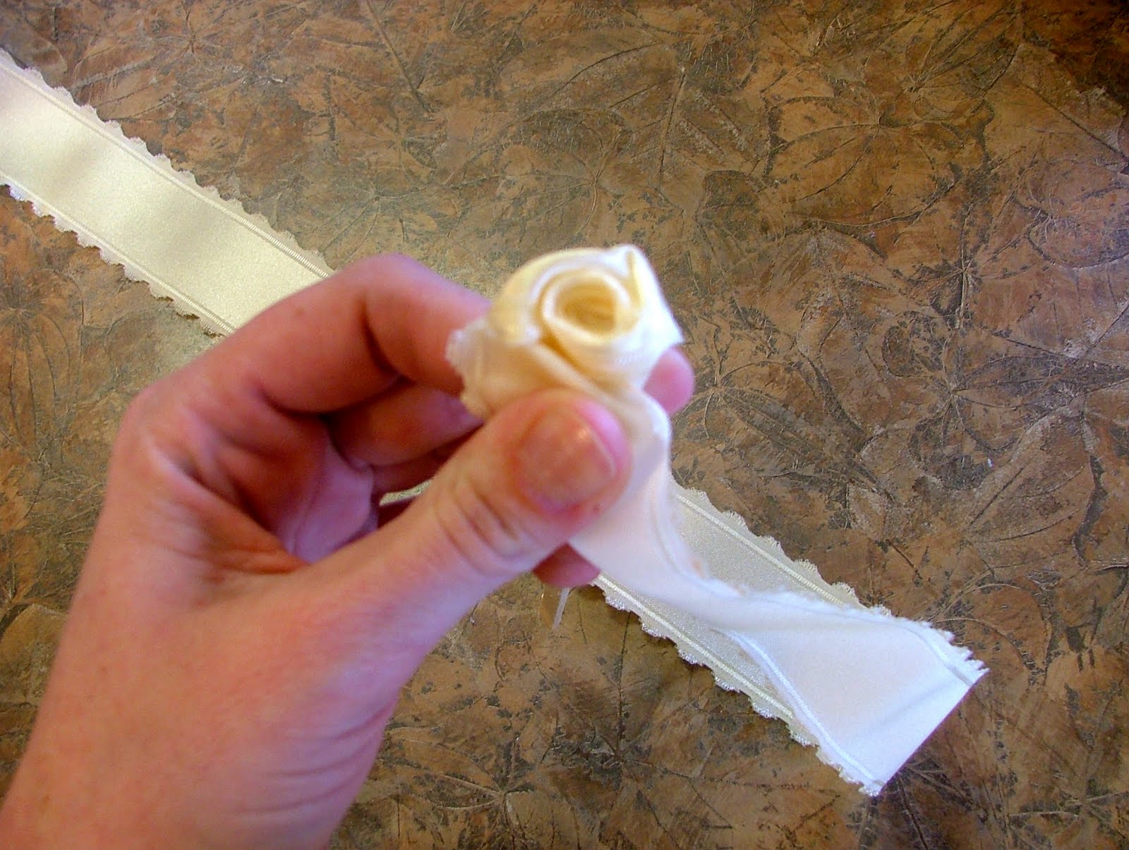 Andrea's Bow Cottage: Ribbon Roses