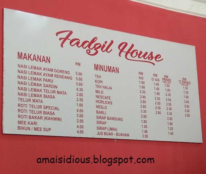 Roti Bakar Arang Taiping : Fadzil House