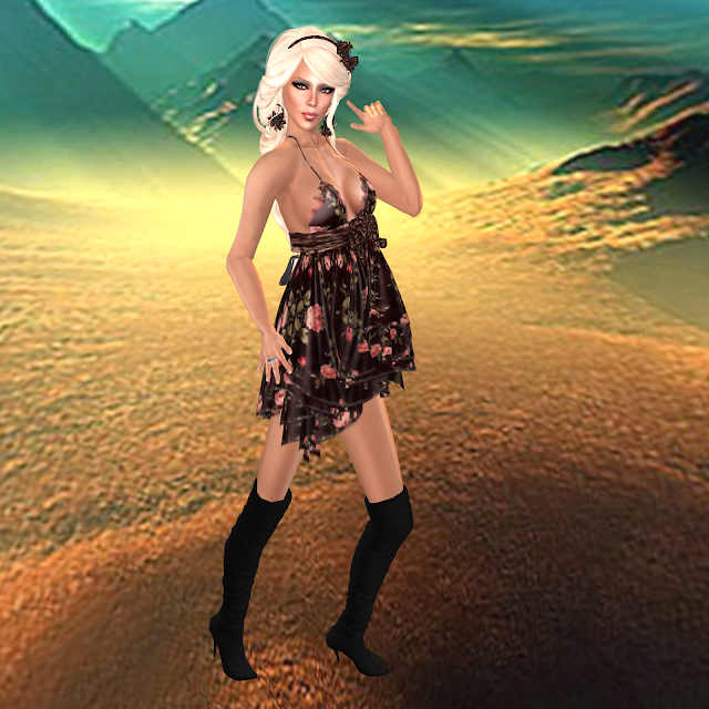 caryn Ashdene's Second Life Experience: Morea Style: Sun Rose 2