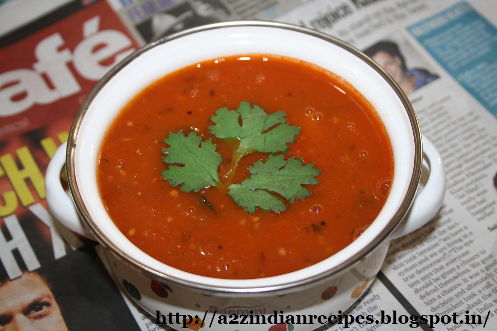a2zindianrecipes: Tomato Saar