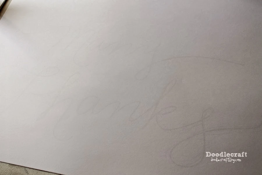 How to Fake Script Calligraphy!