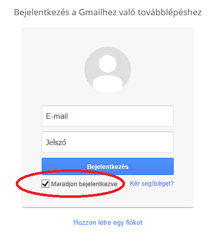 Nógrádi PC Suli: Kijelentkeztetés a Gmail fiókból