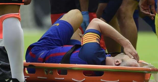 Iniesta is out for weeks, it's a serious injury- Luis Enrique