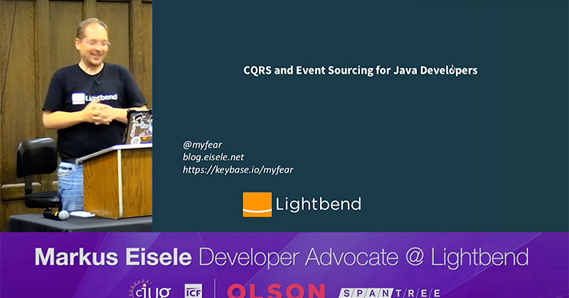 Cqrs With Java And Lagom