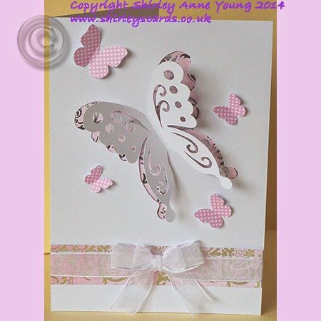 Shirley's Cards: Cut out Butterfly Card Freebie