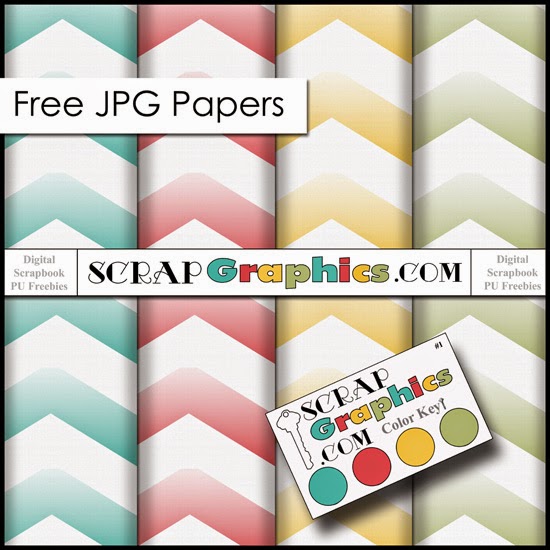 GRANNY ENCHANTED'S BLOG: 15 Free Digital Scrapbook Chevron Papers!!