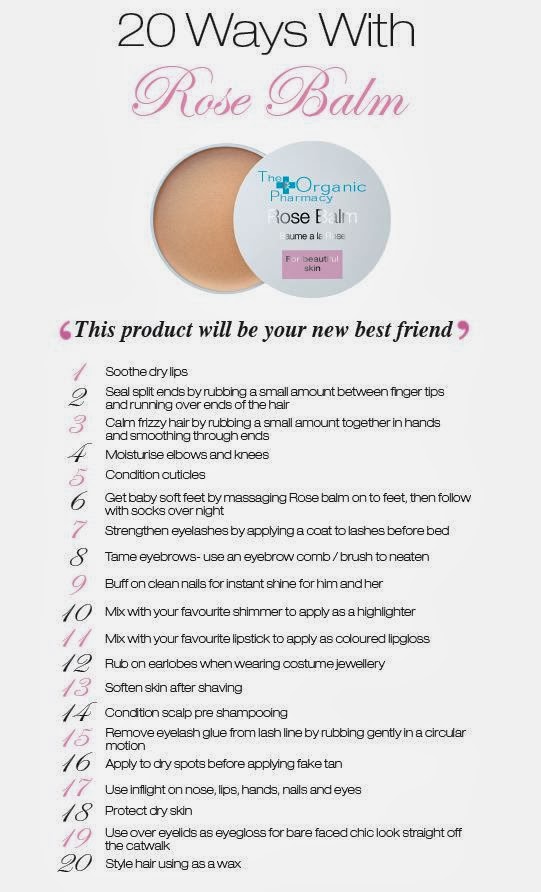 lola's secret beauty blog: The Organic Pharmacy Rose Balm Review