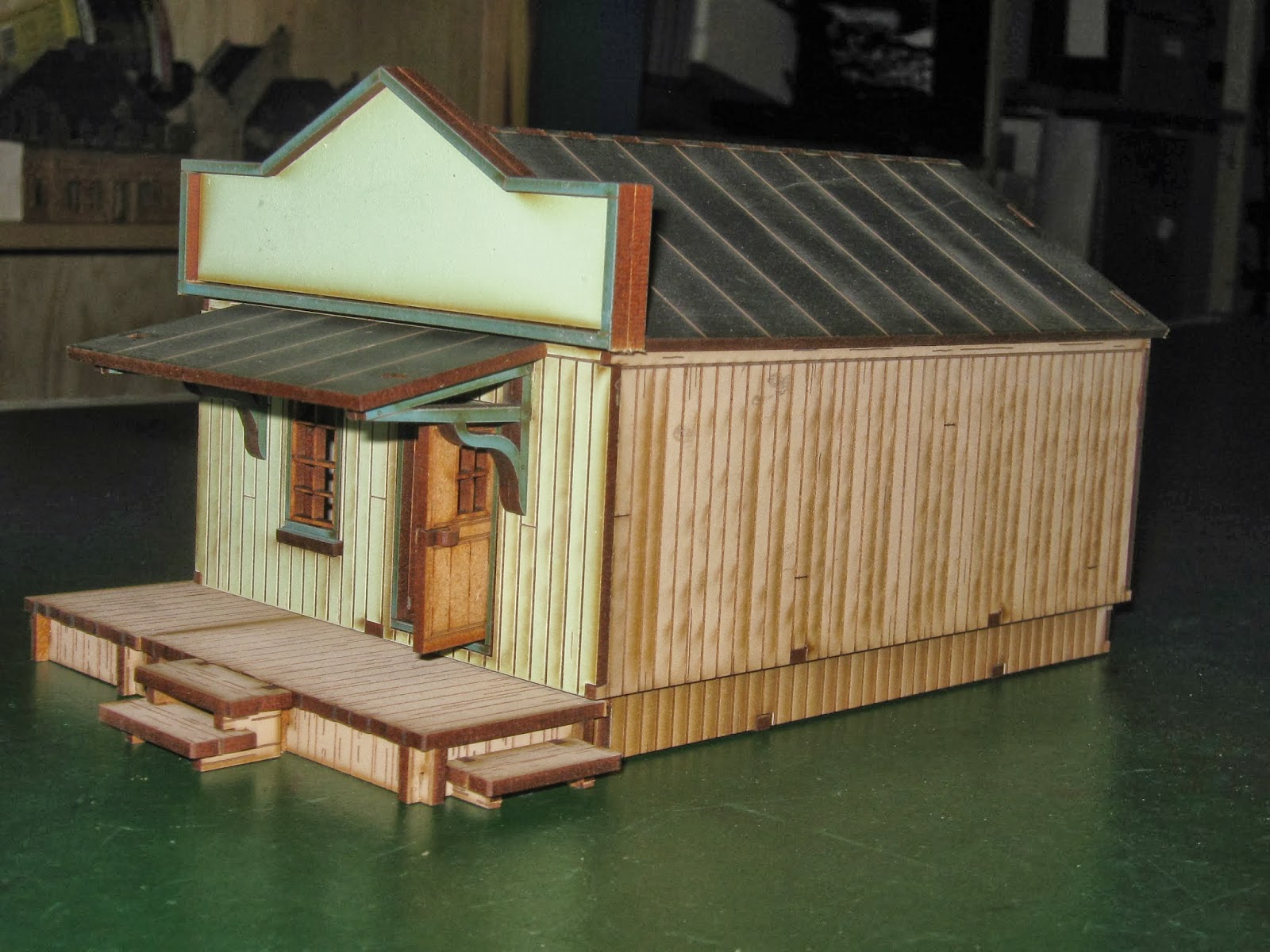 The Miniatures Man: 28mm Wild West house from 4Ground