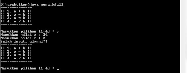 Struktur Percabangan pada Java | Gudang Ilmu