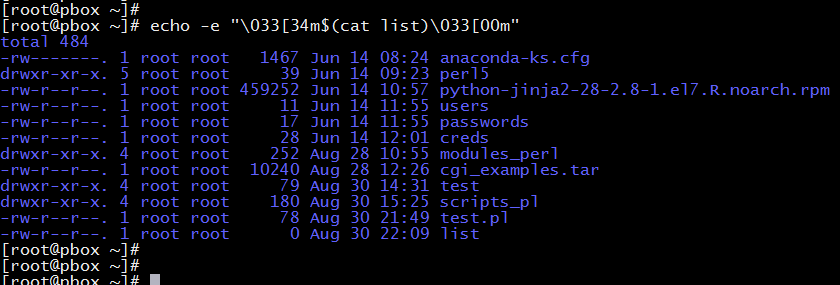 A System Engineers Notes Adding Color To Your Commands With Tput And Echo