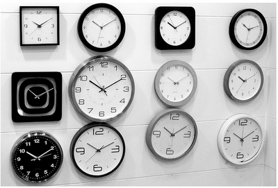 The clocks are set to 10:10 in many of the advertisements and stores ...