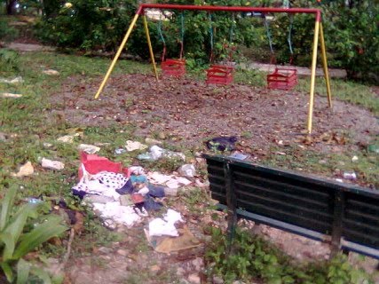 Lectores en Acción: Parque descuidado