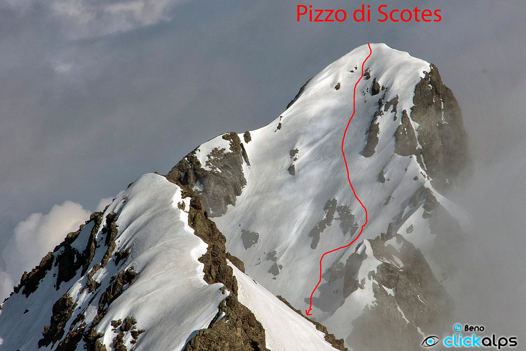 Le Montagne Divertenti - diario di viaggio: Pizzo di Scotes (m 2978 ...