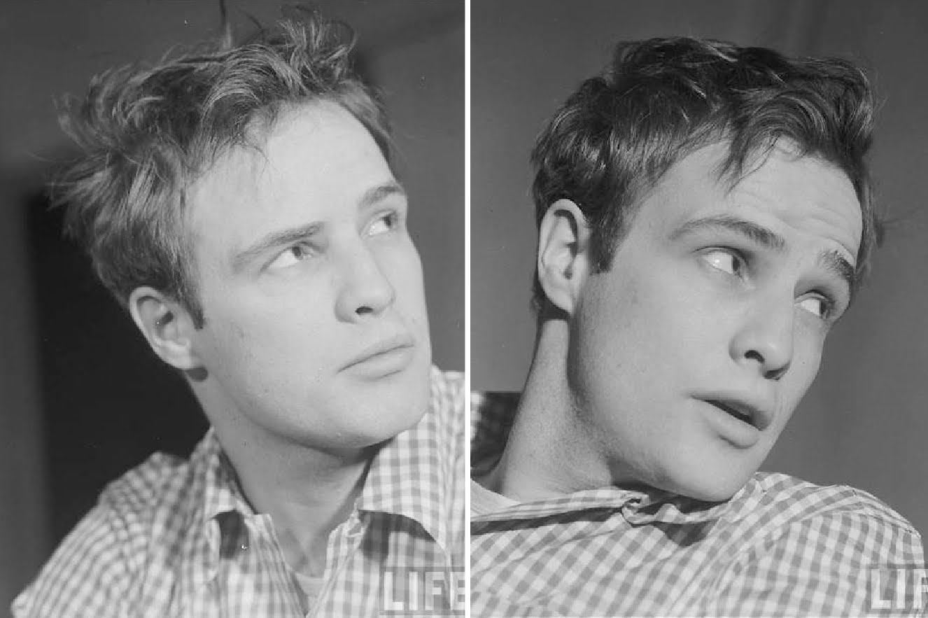 my new plaid pants: Doing Brando Again