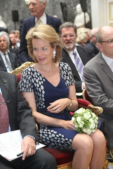 Crown Princess Mathilde attended an Award ceremony in Brussel