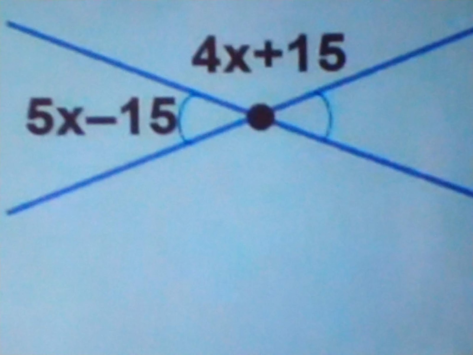 Calcular las rectas que se intersectan (tema incompleto)