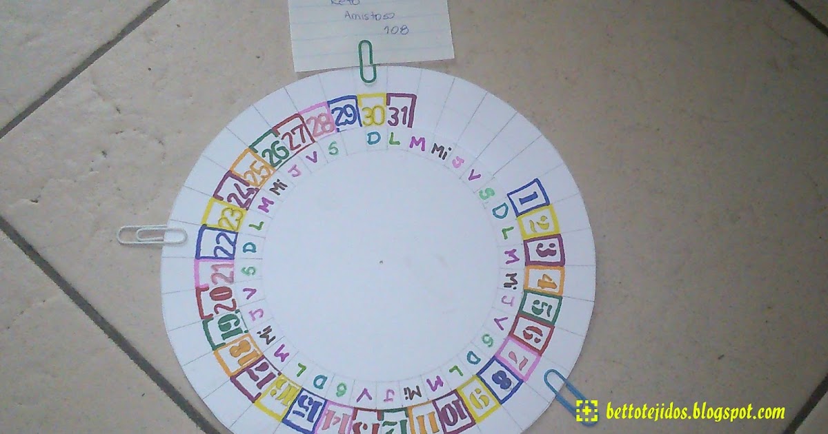 Calendarios. Reto 108