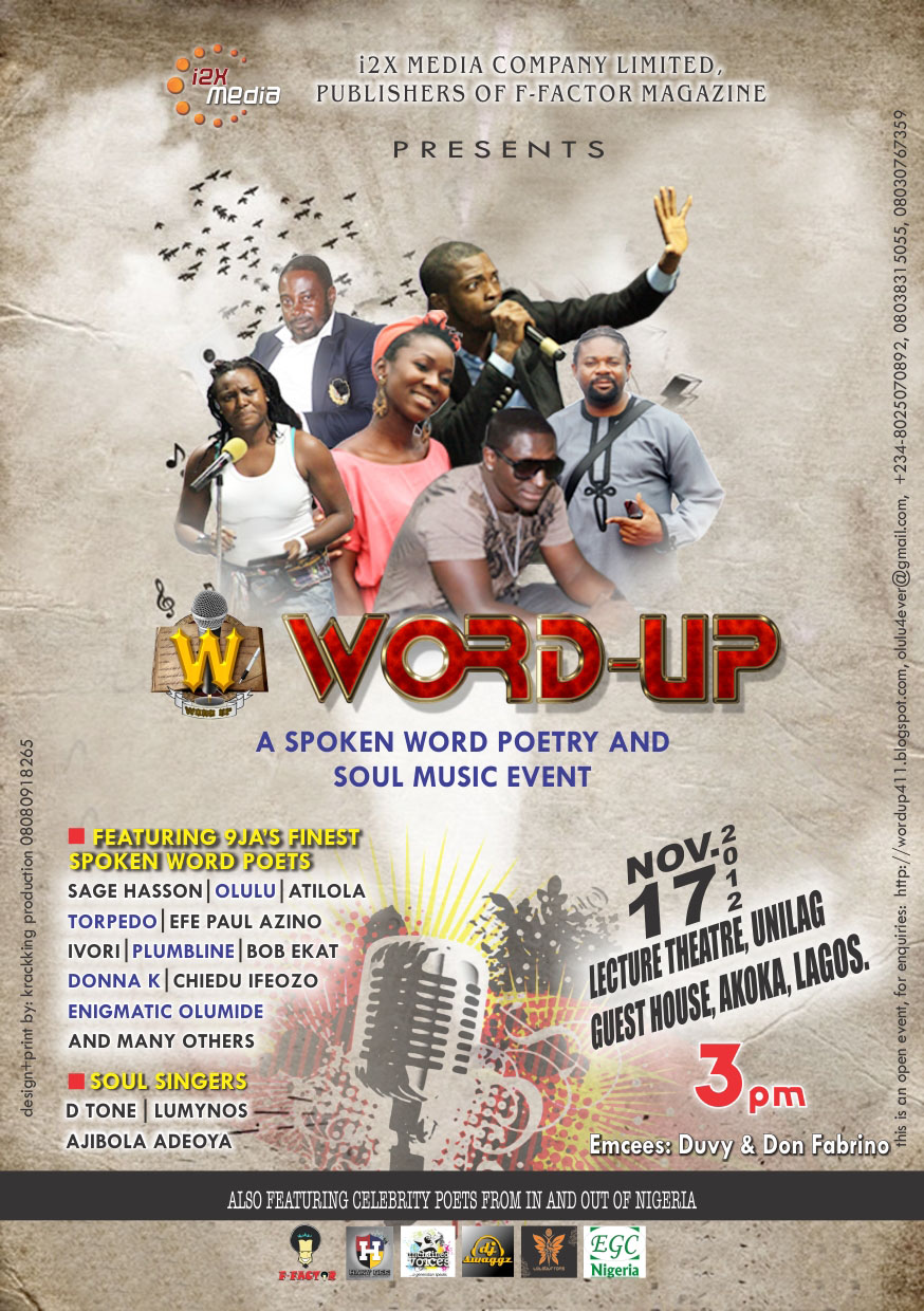 WORD UP: WORD UP (Spoken Word Poetry and Soul Music Event) Volume 2 ...