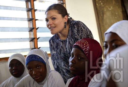 Crown Princess Victoria in Ghana