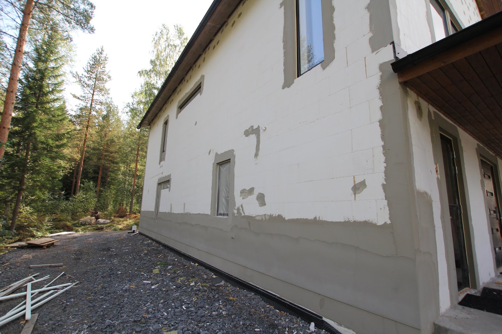 30 vuoden unelma: Ulkoseinien rappaus