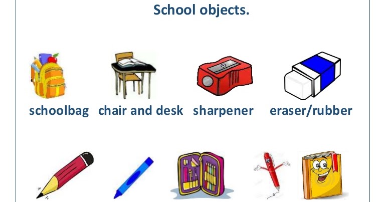 ENGLISH PROJECTS: SHOOL OBJECTS