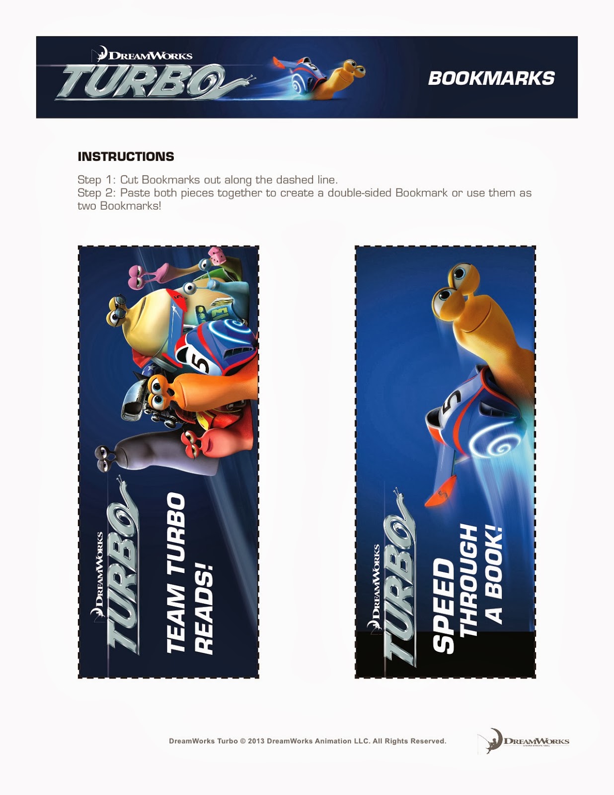 New Age Mama: TURBO Blu-ray Giveaway & Activity Sheets #TurboFastFun ...