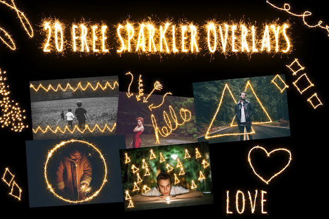 DLOLLEYS HELP: 20 Free Sparkler Overlays