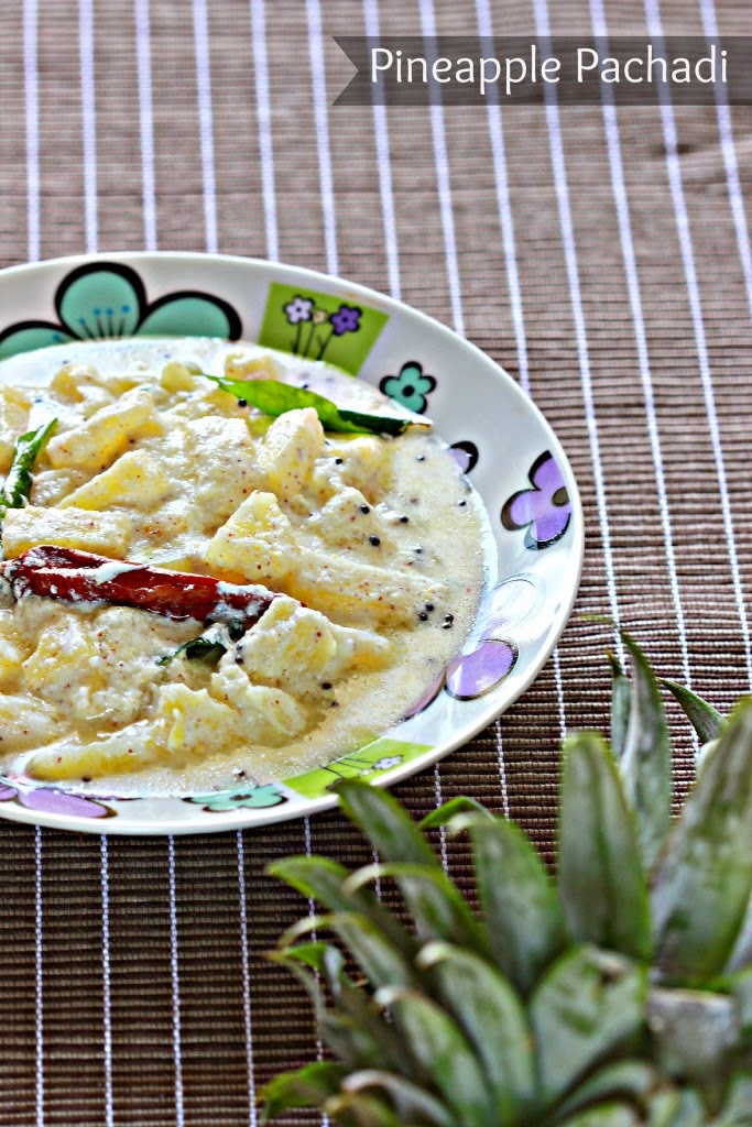 Pineapple Pachadi ~ Lincy's Cook Art