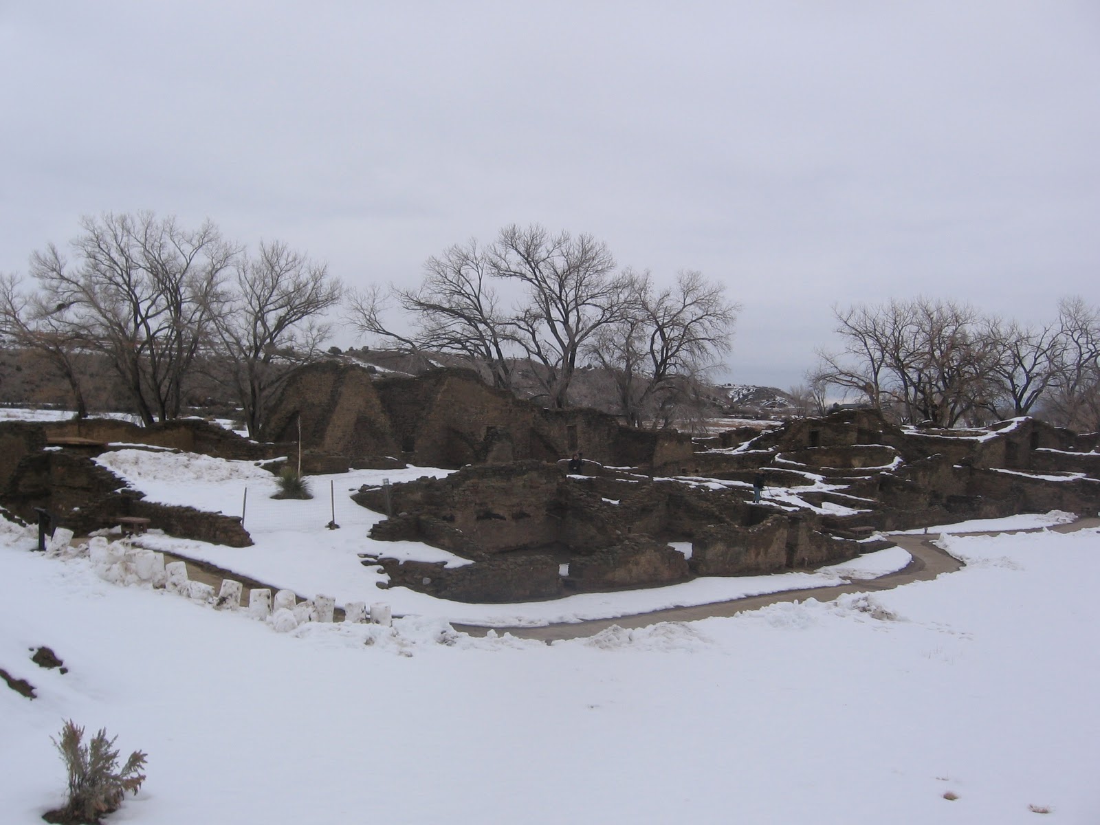 Four Corners Hikes-Navajo Nation: Aztec Ruins in Winter