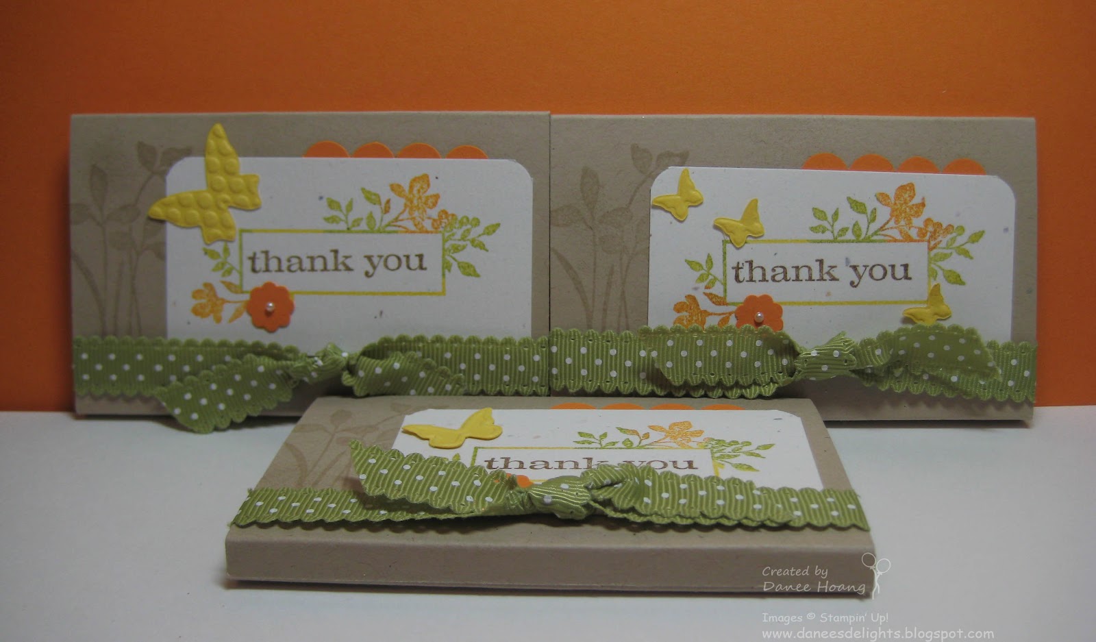 Danee's Stampin' Delights: Thank You Gum Holders